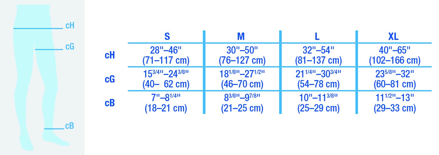 Jobst Opaque Waist High Pantyhose Closed Toe - SunMED Choice