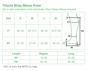 Lohmann & Rauscher Tribute Wrap Sleep Sleeve Below Knee - SunMED Choice